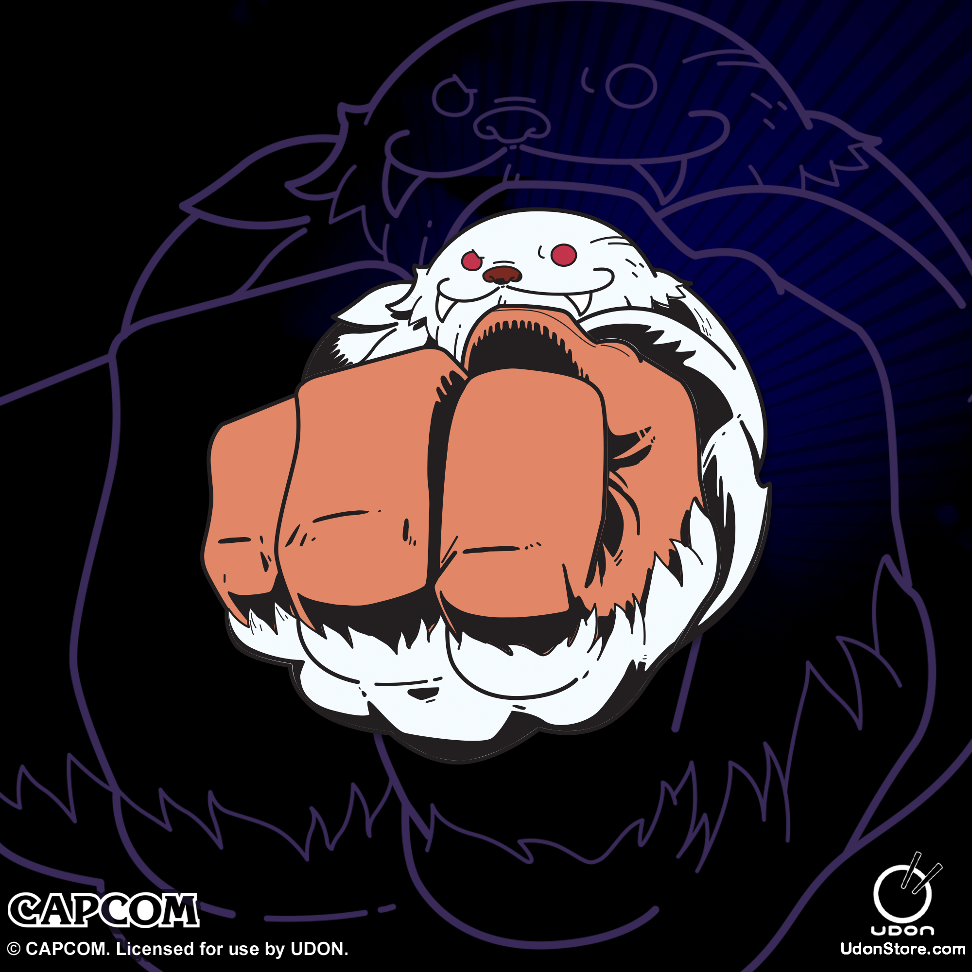 Darkstalkers Bust Pin - Sasquatch – UDON Entertainment