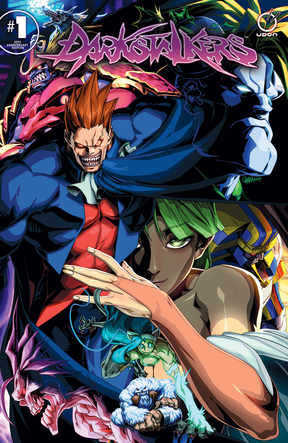 Darkstalkers #1: 20th Anniversary Edition Collector's Cover Set of 7 I ...
