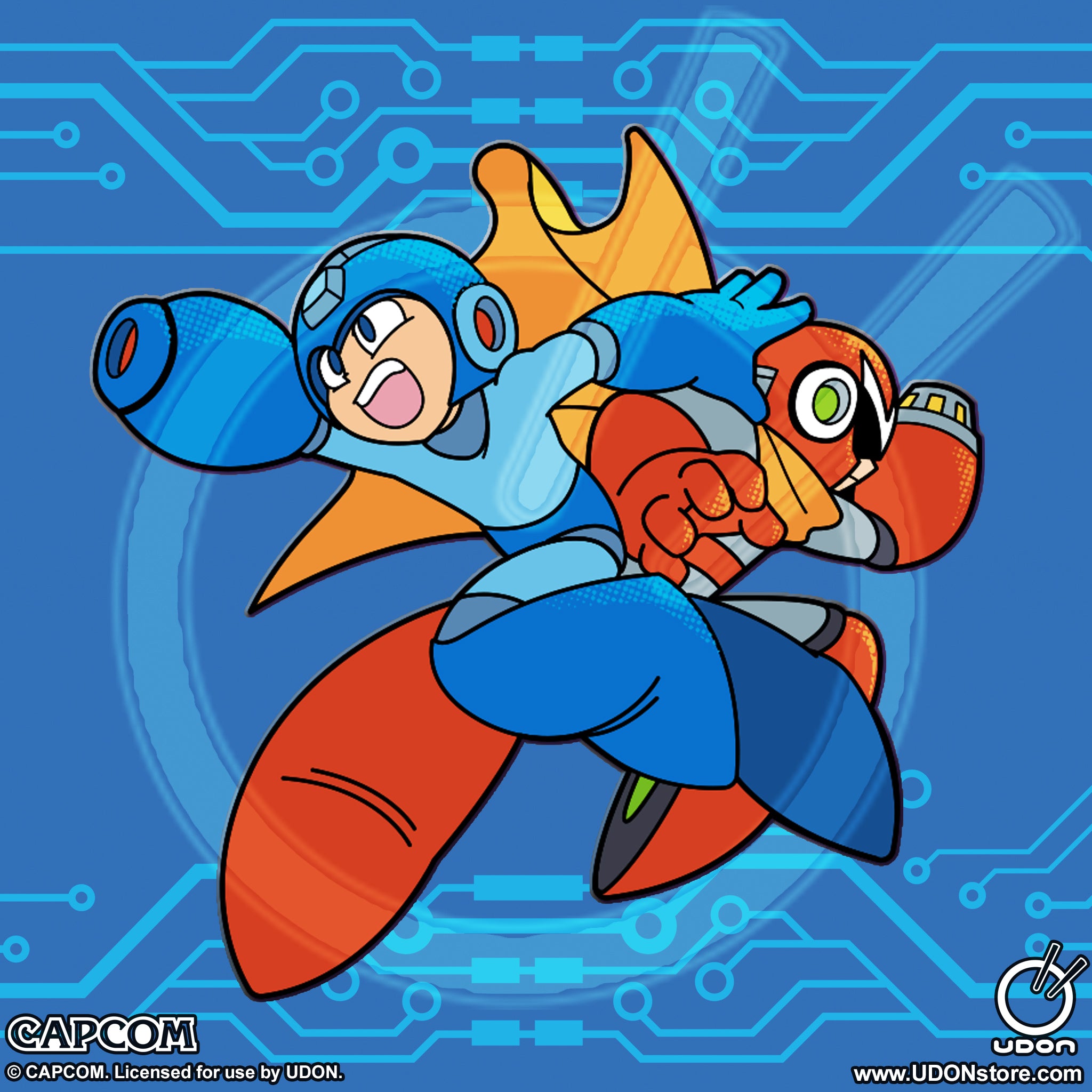 Mega Man x Proto Man Collectible Pin – UDON Entertainment