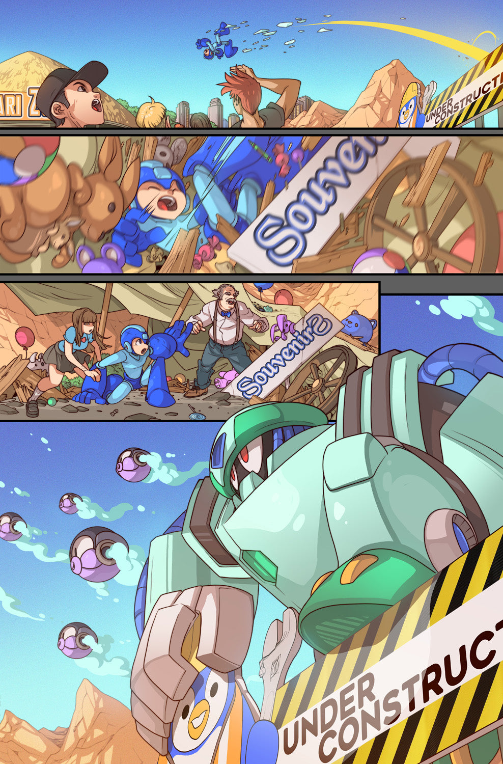 Mega Man #0 - UDON Store Exclusive Cover by Chamba – UDON Entertainment