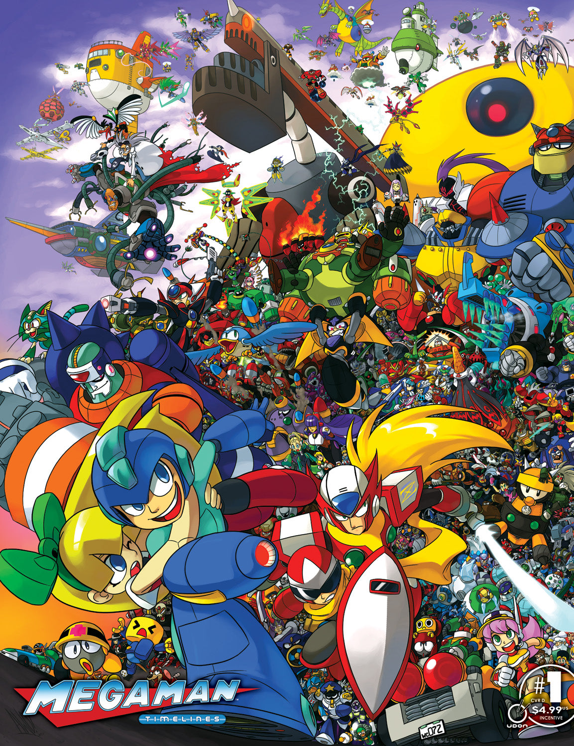 Mega Man Timelines #1 Incentive CVR D - Andrew Dickman – UDON Entertainment