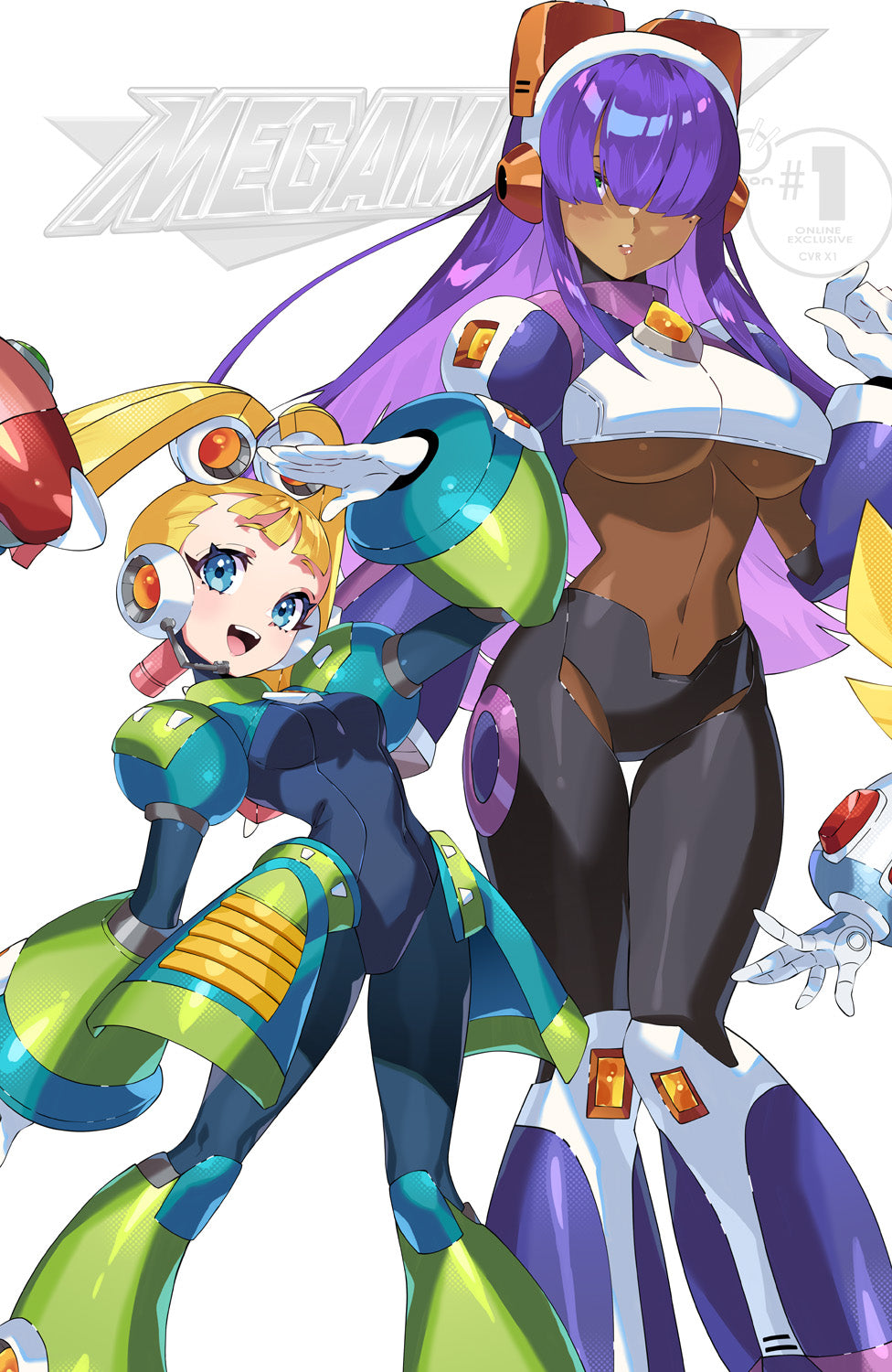Mega Man X #1 CVR X1 - Atomic Marshmallow Ladies of X – UDON Entertainment