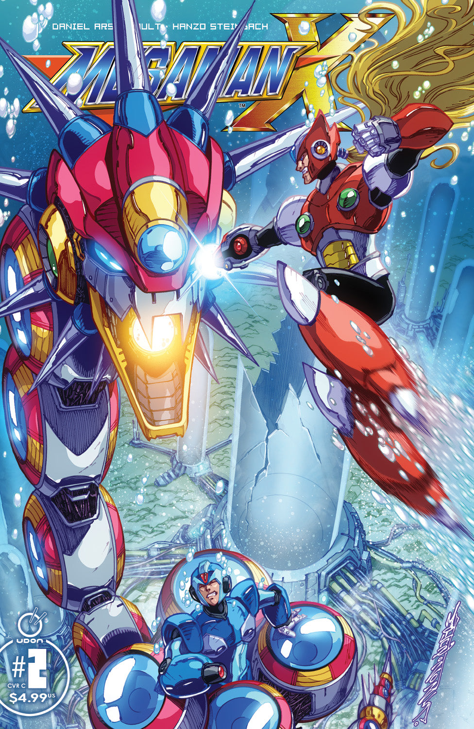 Mega Man X #2 CVR C - Alex Milne – UDON Entertainment
