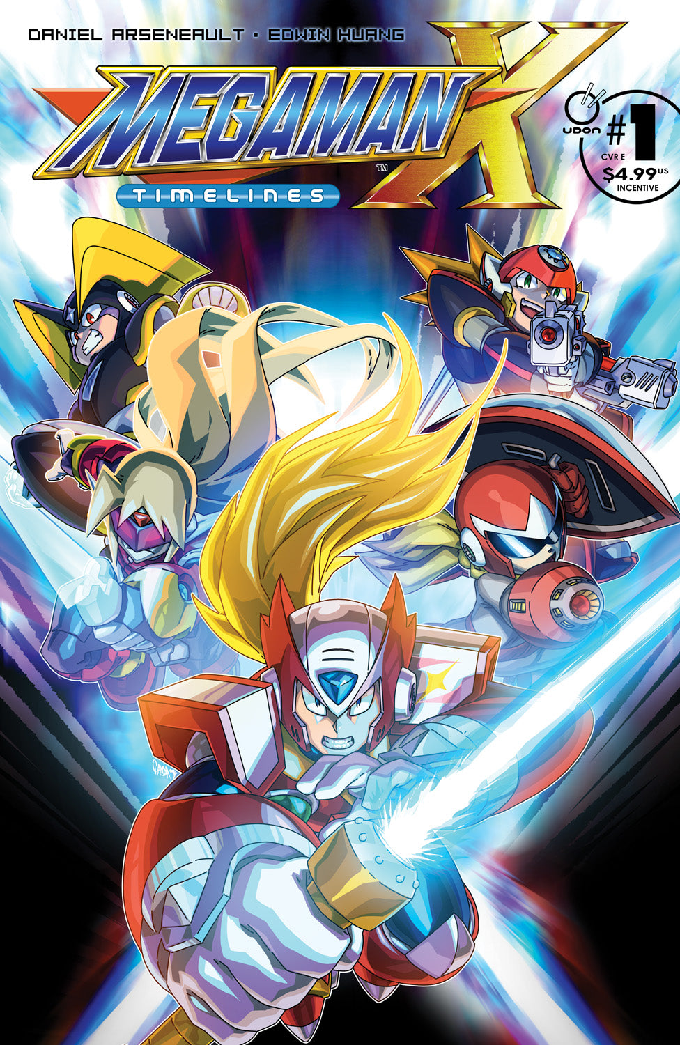 Mega Man X Timelines #1 Incentive CVR E - Jeffrey 'Chamba' Cruz – UDON Entertainment