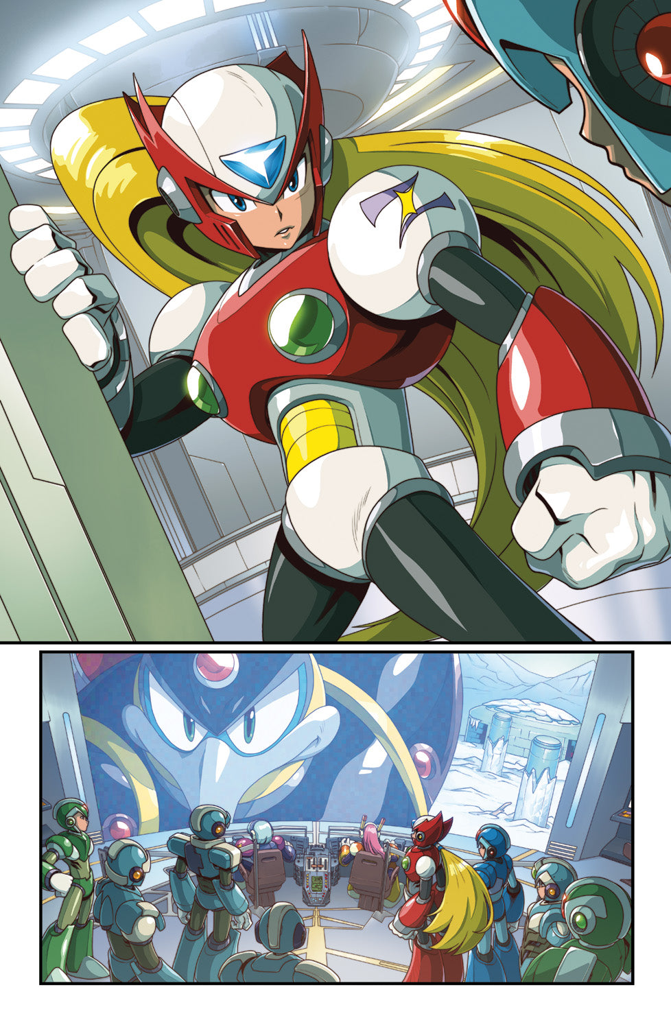 Mega Man X Timelines #1 CVR B - Hanzo Steinbach – UDON Entertainment