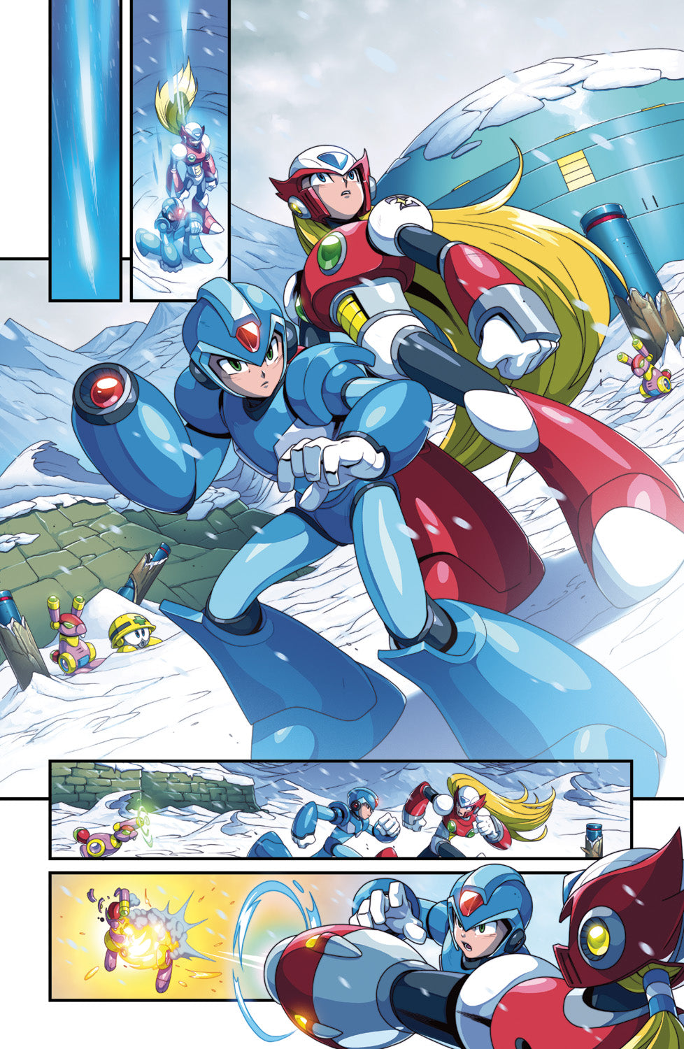 Mega Man X Timelines #1 CVR B - Hanzo Steinbach – UDON Entertainment