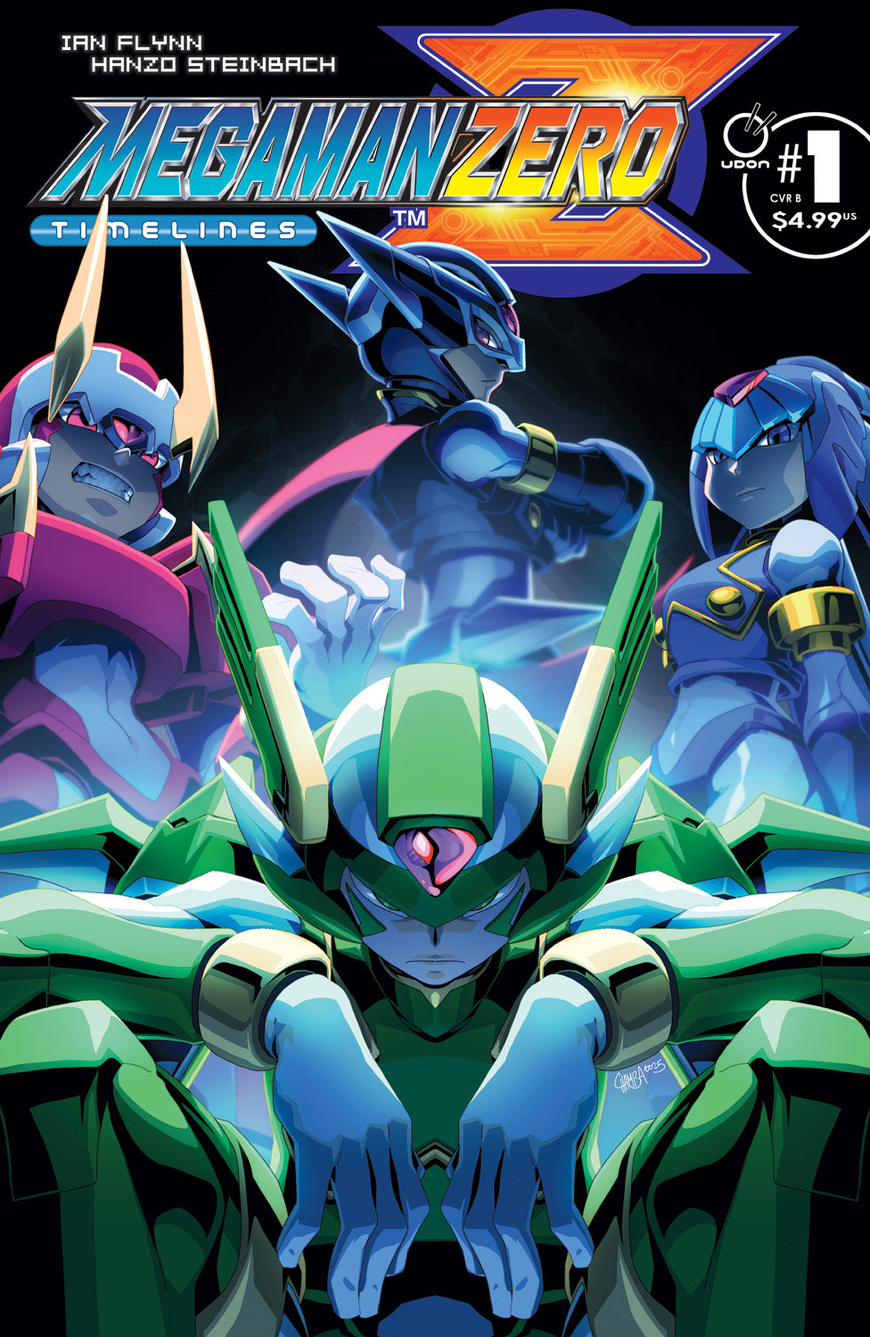 Mega Man Zero Timelines #1 CVR B - Jeffrey 'Chamba' Cruz – UDON ...