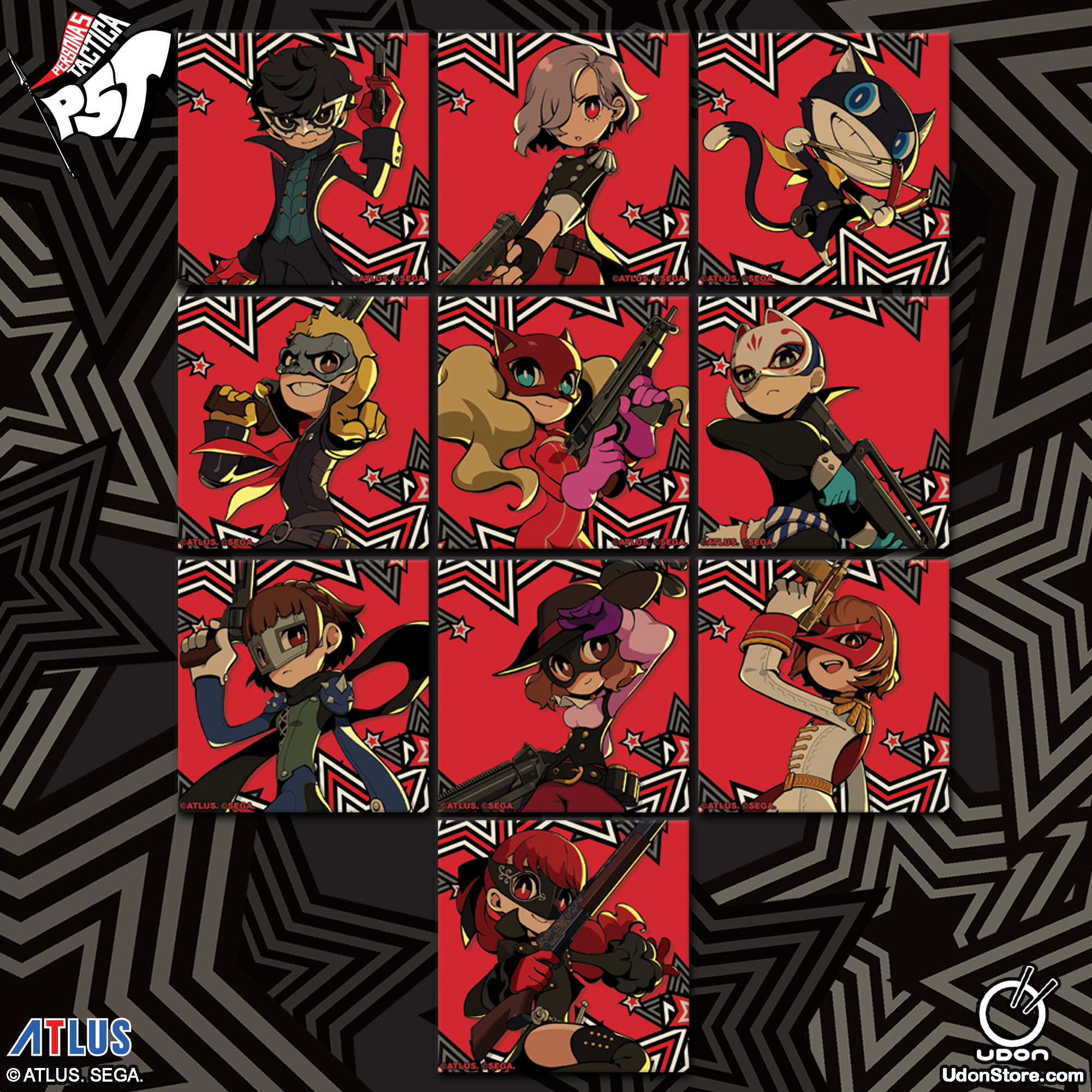 Persona 5 Tactica Can Badge Collection - UDON Store Variant – UDON ...