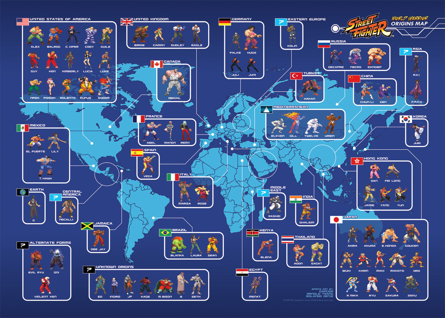 Street Fighter World Warrior Encyclopedia: World Tour Edition Deluxe H ...