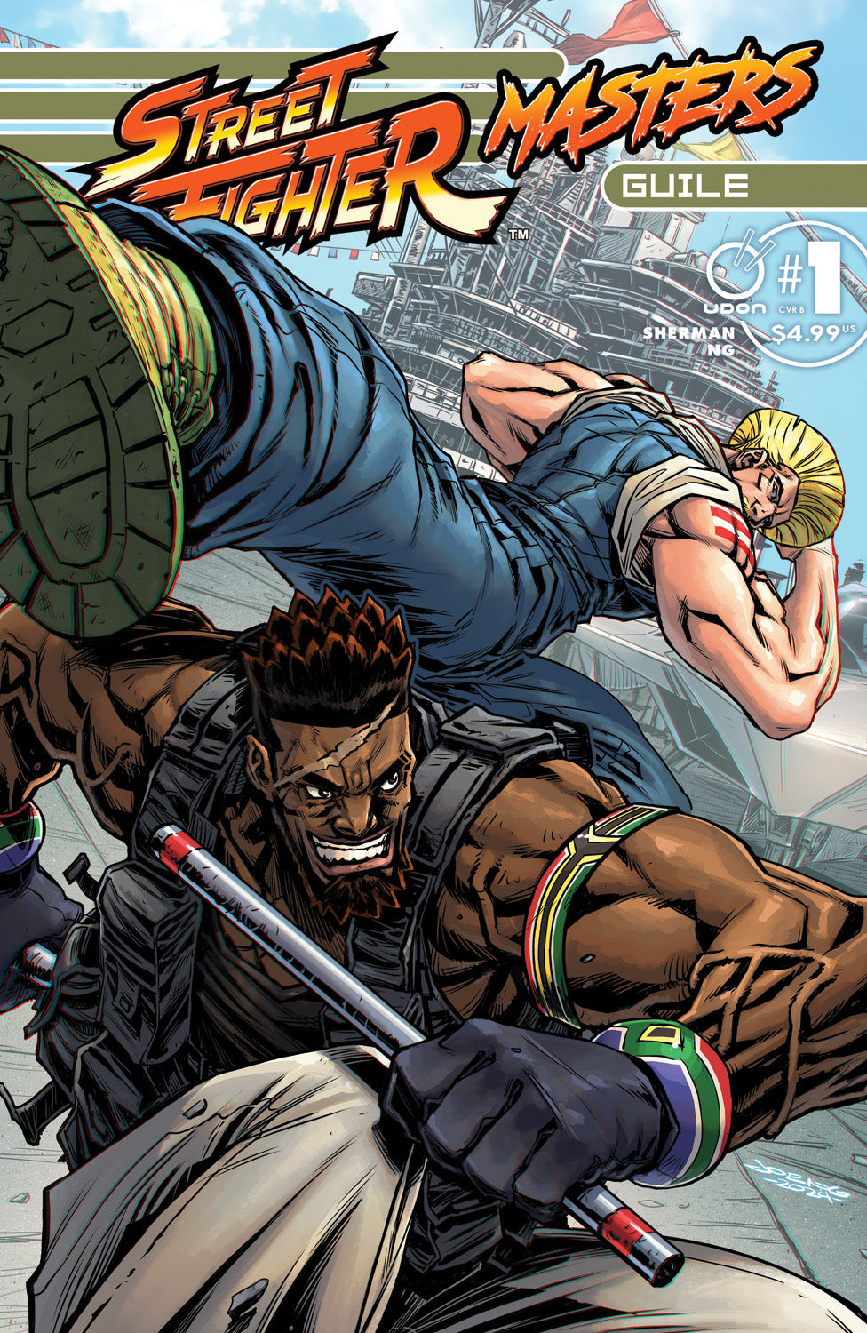 Street Fighter Masters: Guile #1 CVR B - Joe Ng – UDON Entertainment