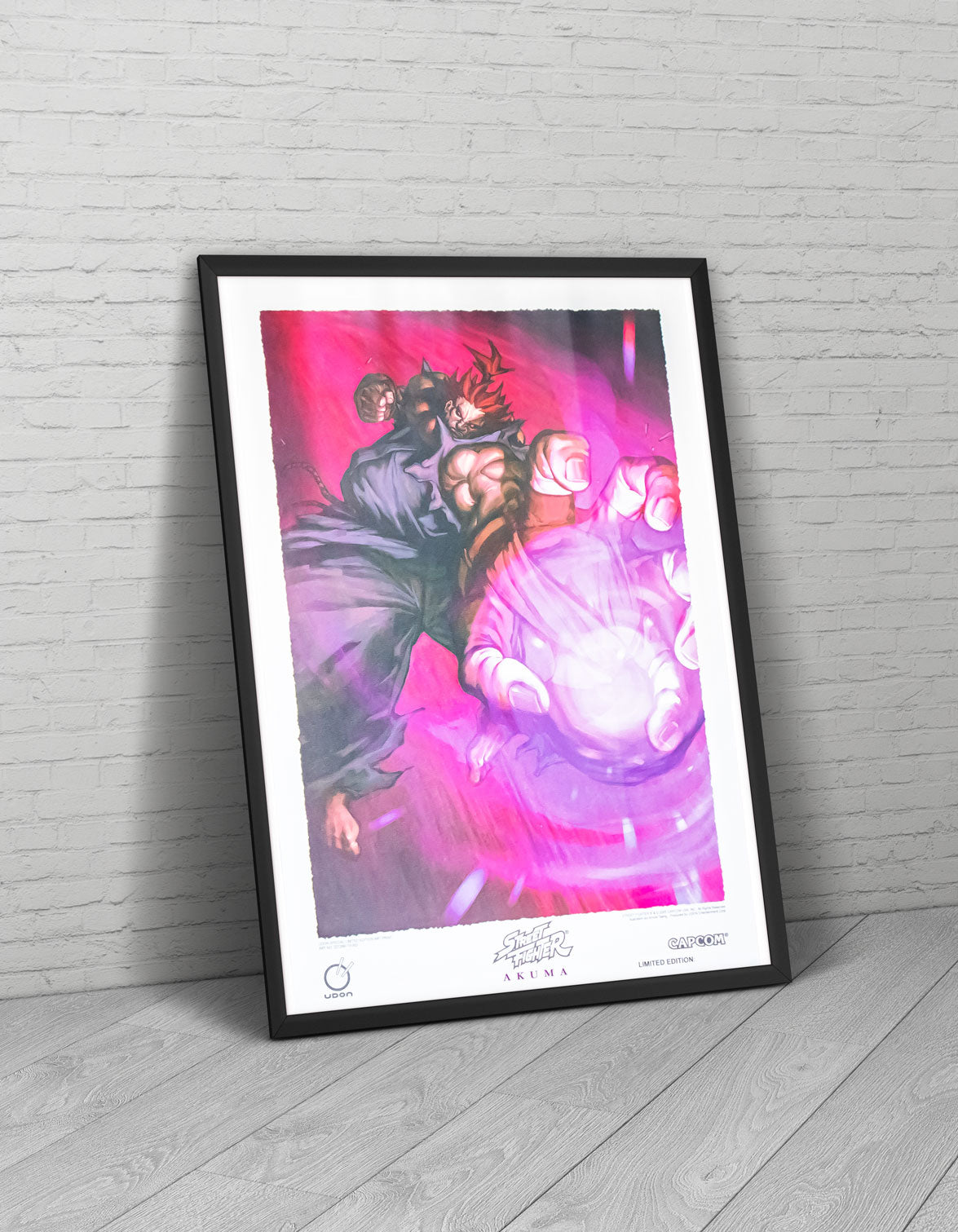 Street Fighter Vintage Limited Edition Art Print - Akuma by Arnold Tsa ...