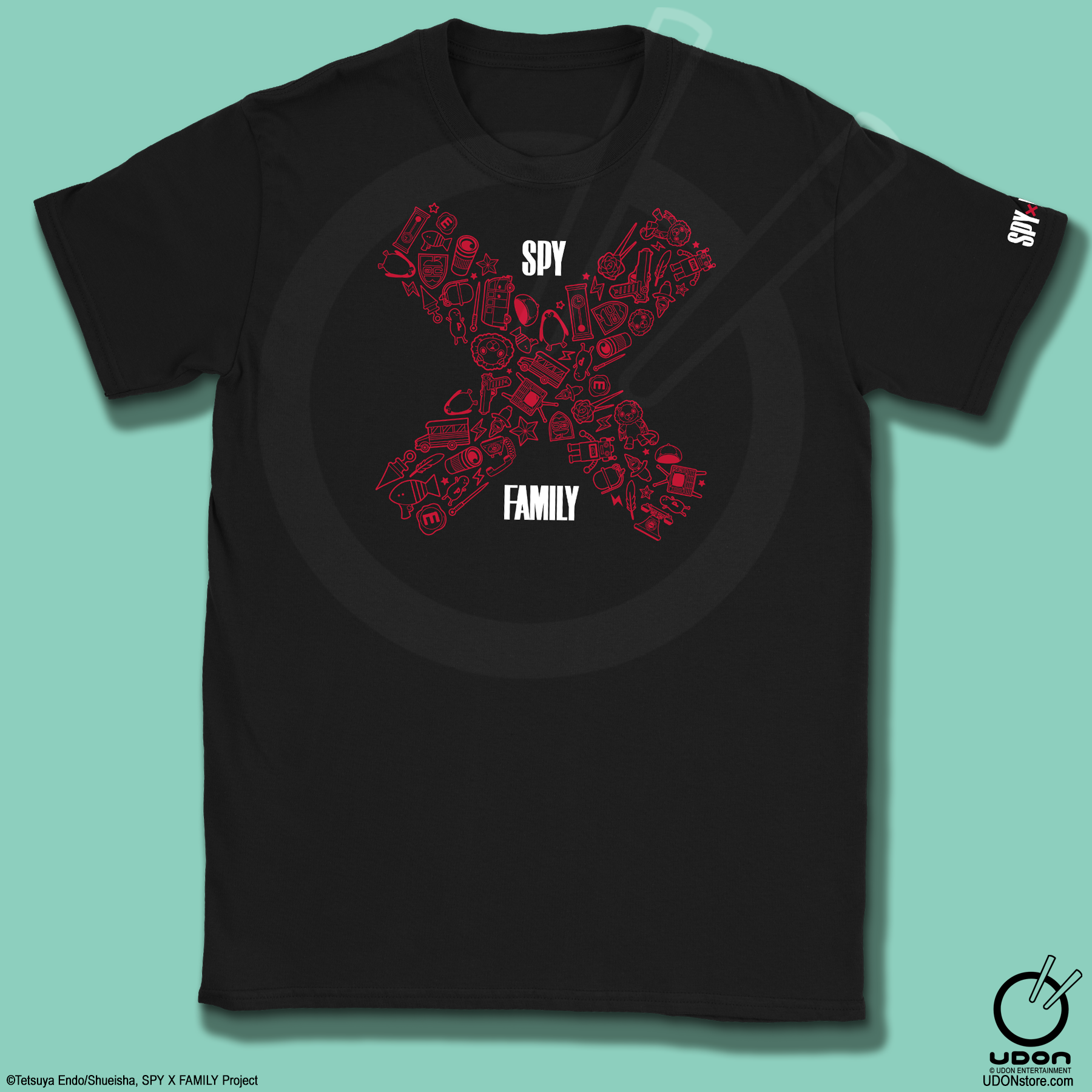 SPY x FAMILY TEE - X (Black) – UDON Entertainment